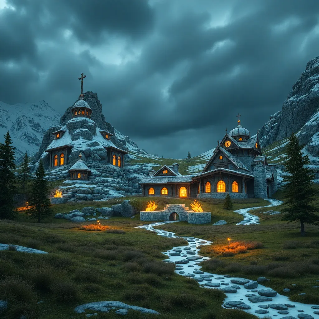 Asgard’s Sacred Sites: Temples and Shrines of the Aesir - Norse Mythology