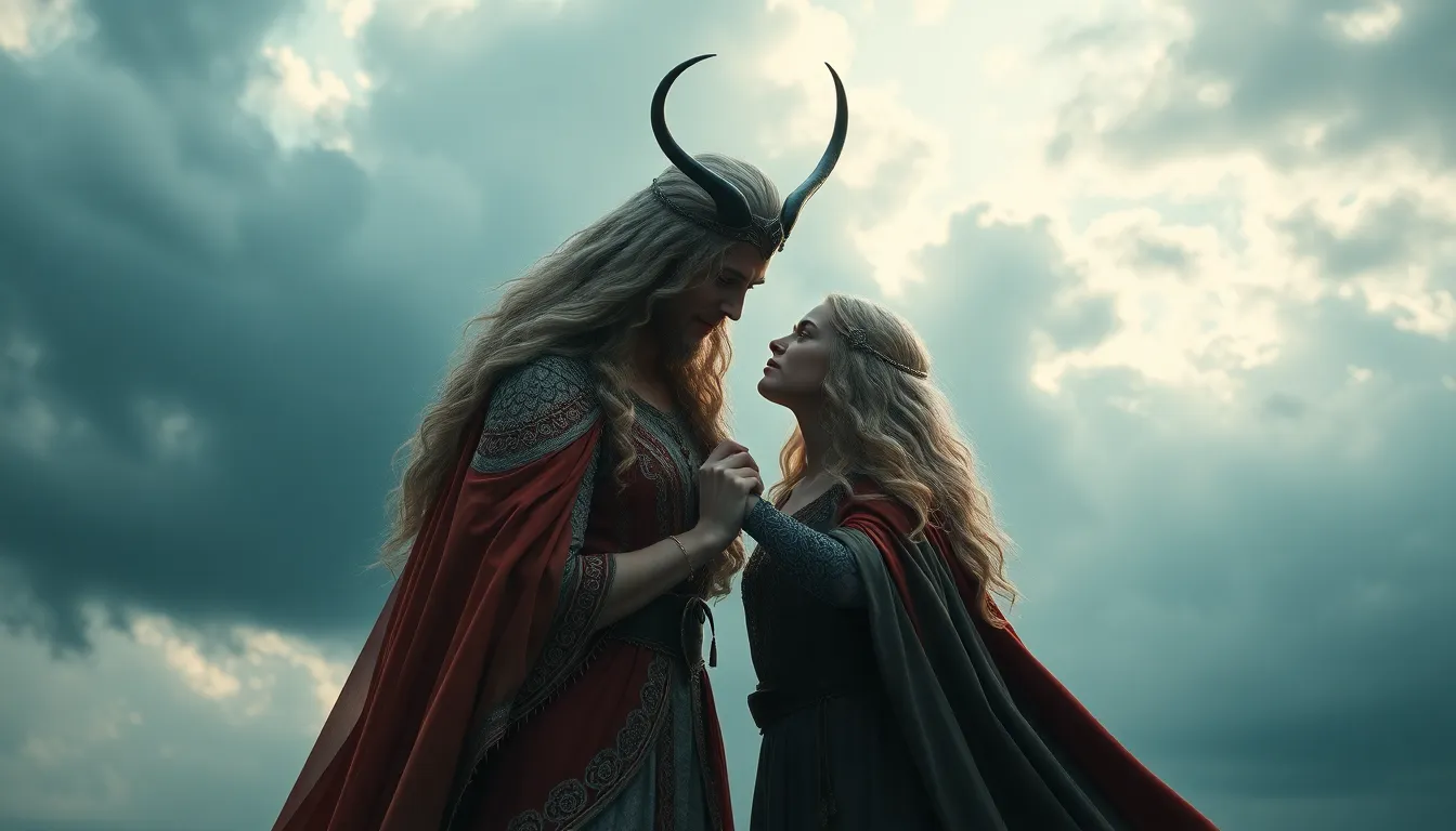 The Marriage of Frigg and Odin: A Tale of Divine Love - Norse Mythology