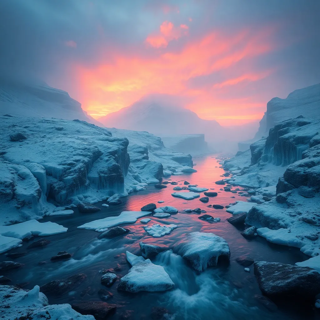 The Mythical Rivers of Niflheim: Sources of Ice and Mist - Norse Mythology