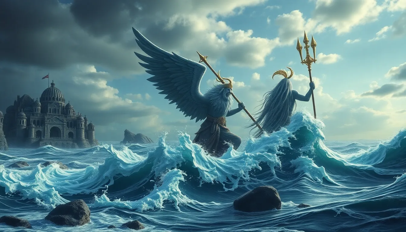 "Ran and Aegir: The Divine Couple Who Control the Waves" - Norse Mythology