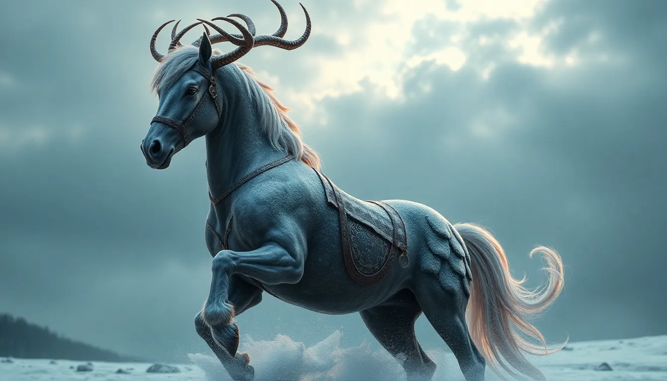 "Decoding the Myth of Sleipnir: The Horse of the Gods" - Norse Mythology