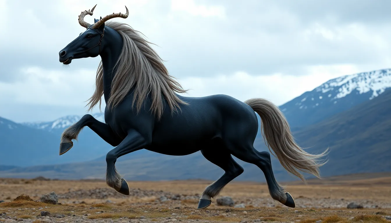 "Sleipnir: Odin's Horse and the Art of Shapeshifting" - Norse Mythology