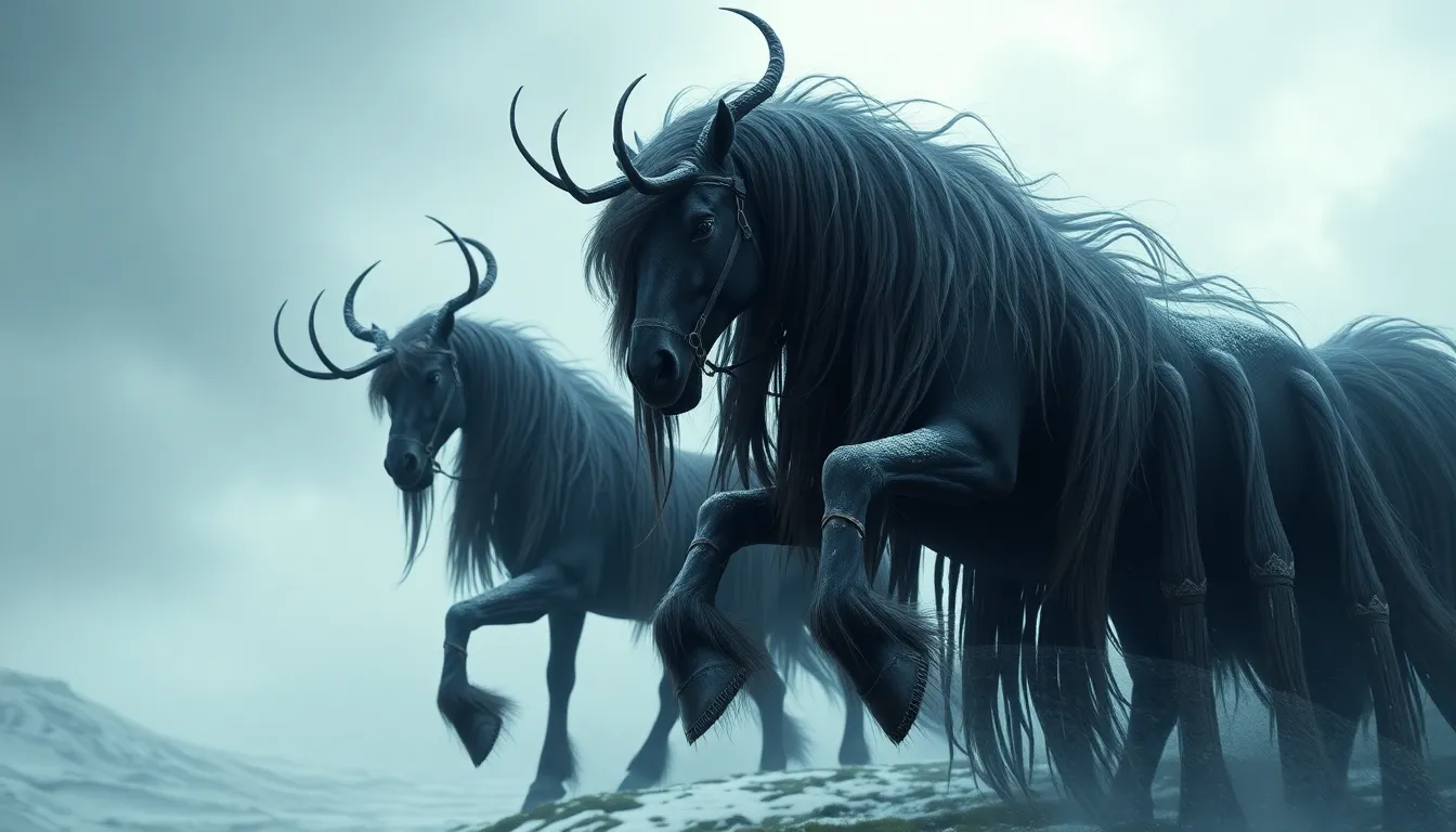 "Sleipnir: The Eight-Legged Horse That Defied Nature" - Norse Mythology