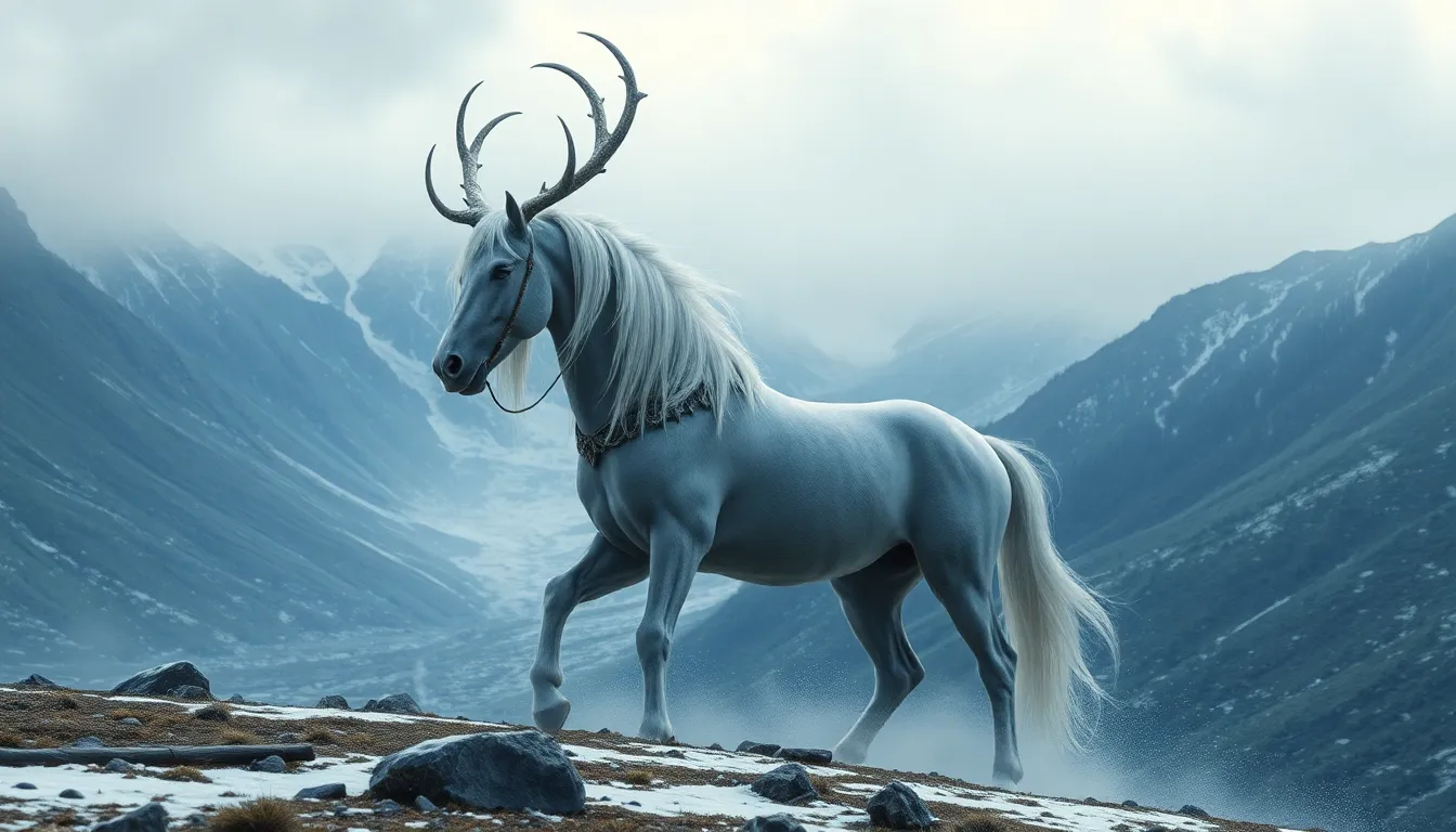 "Sleipnir: The Horse That Could Traverse the Nine Realms" - Norse Mythology