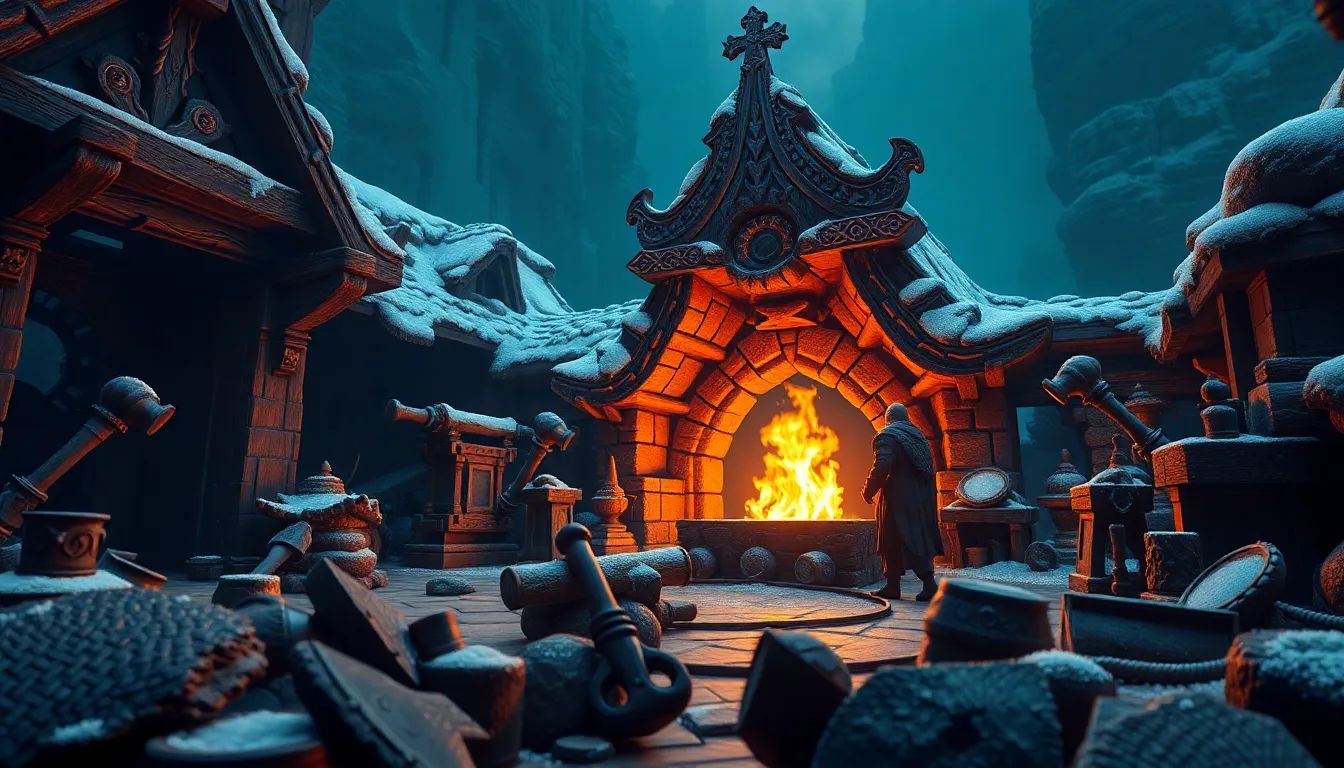 "The Dwarven Forge: Crafting the Tools of the Gods" - Norse Mythology