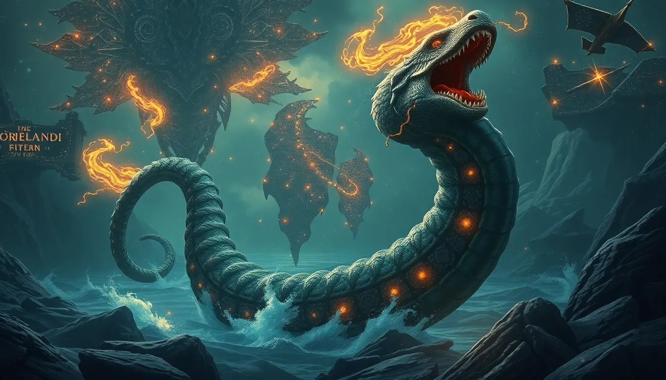 "The Enchanted Jörmungandr: The Cosmic Serpent of Norse Mythology ...
