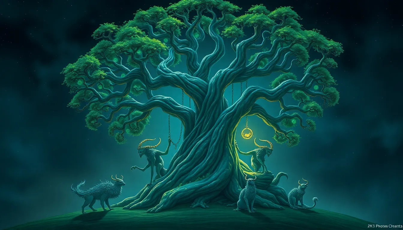 "The Mythical Creatures of Yggdrasil: Guardians of the World Tree ...