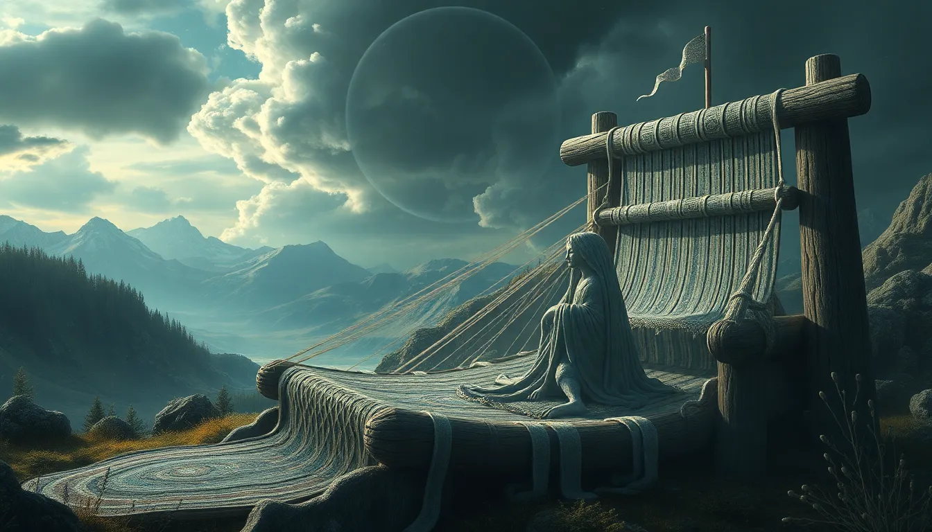 "The Norns’ Loom: Crafting the Tapestry of Existence" - Norse Mythology