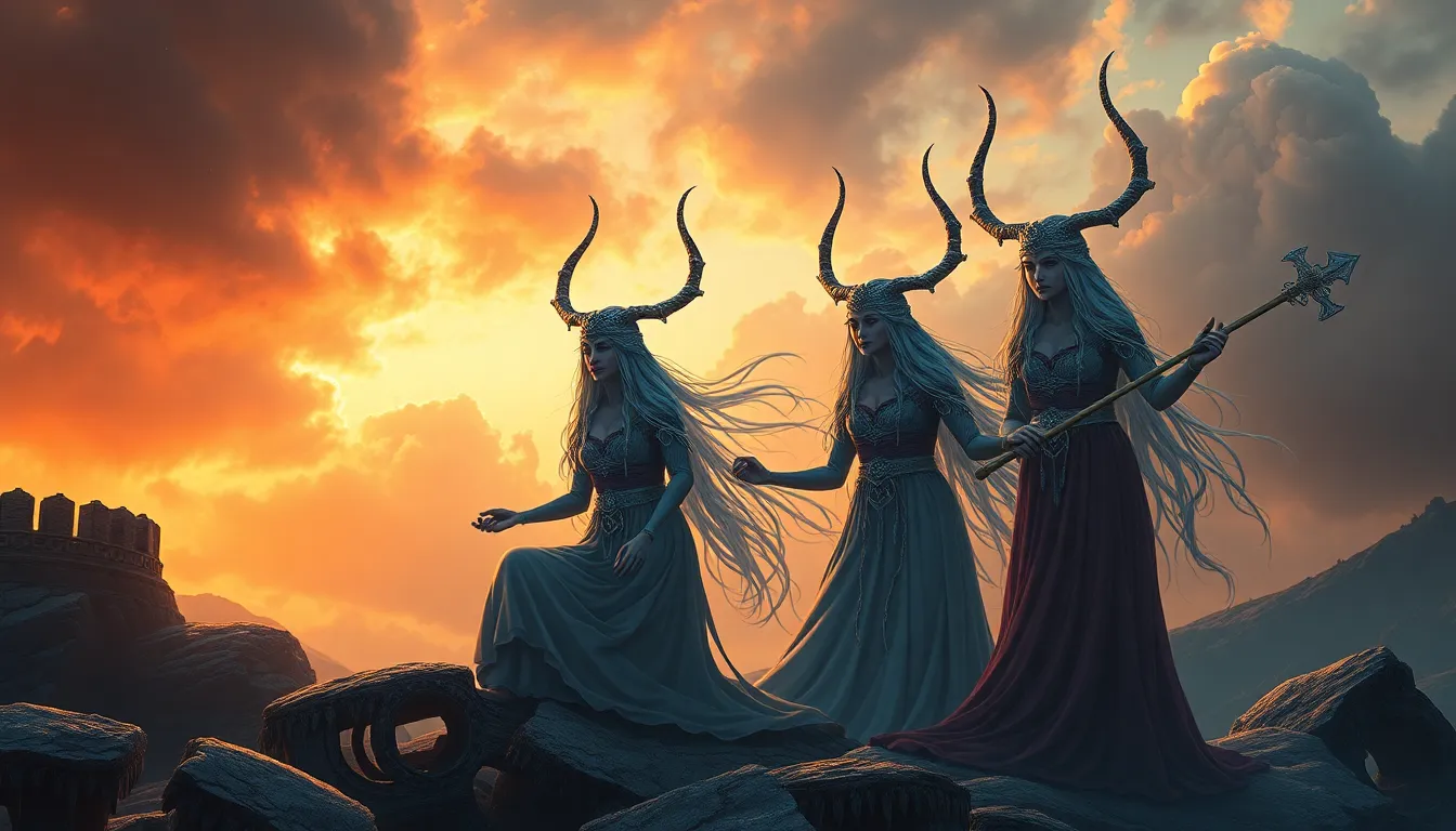 "The Norns: The Sisters Who Control the Threads of Time" - Norse Mythology