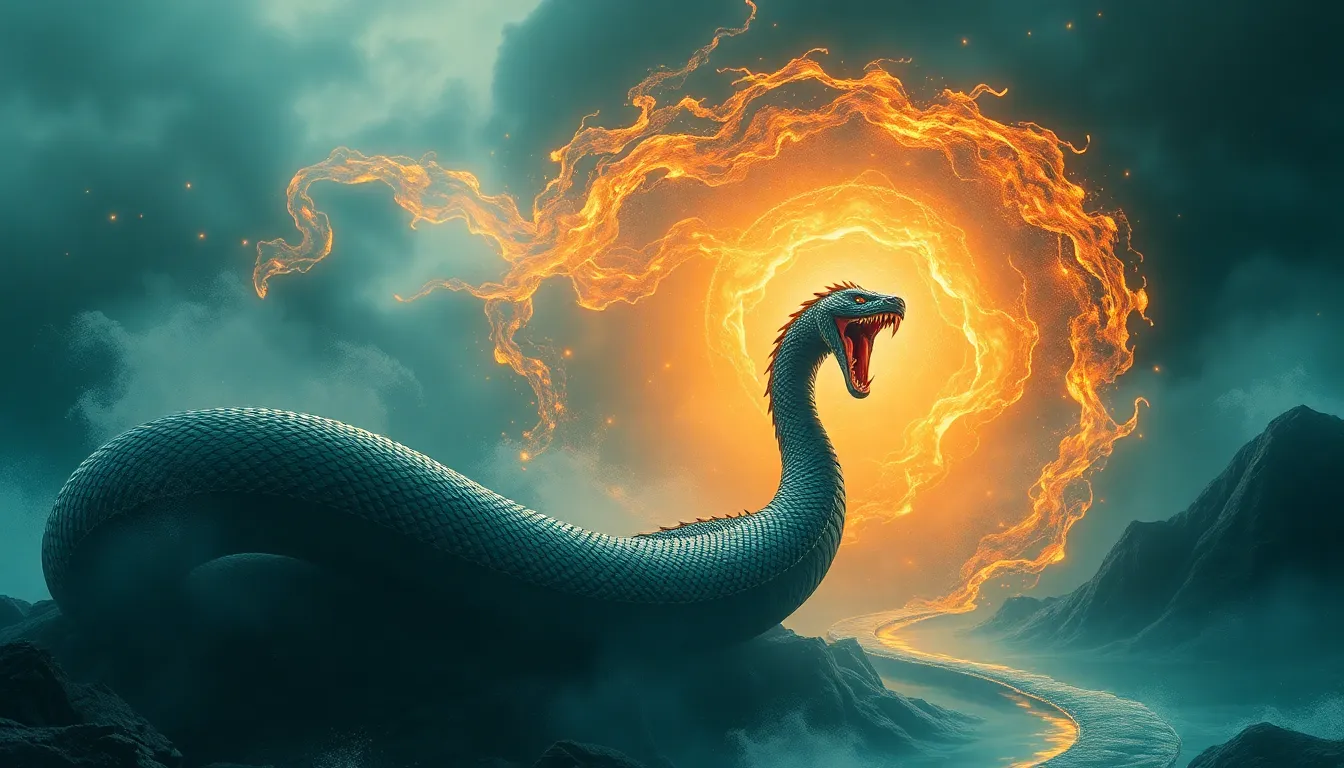 "The Serpent's Path: The Journey of Jörmungandr in Norse Myth" - Norse ...