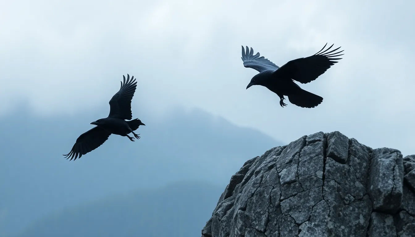 "The Symbolic Flight of Huginn and Muninn: Ravens of Insight" - Norse ...