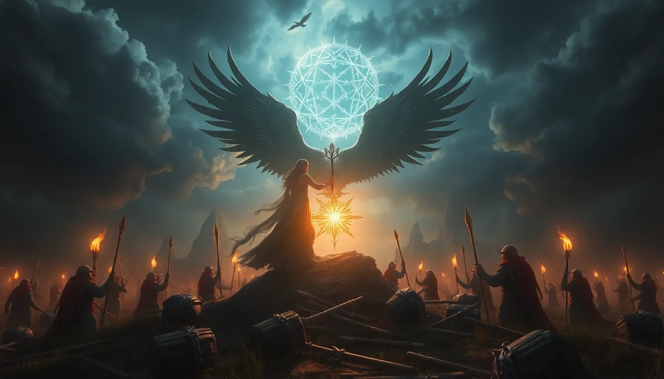 "The Valkyrie’s Gift: Bestowing Glory on the Fallen" - Norse Mythology