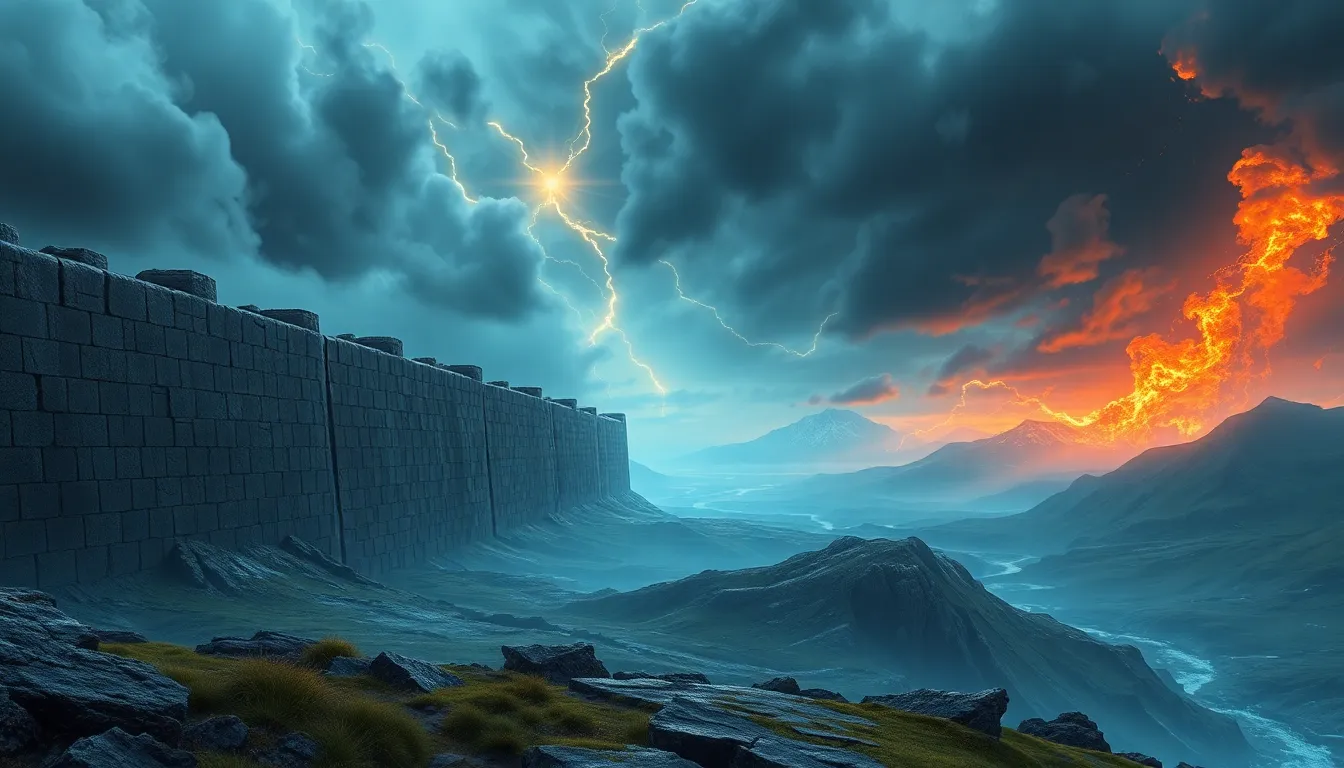 Asgard's Wall: The Mythical Barrier Against Chaos - Norse Mythology