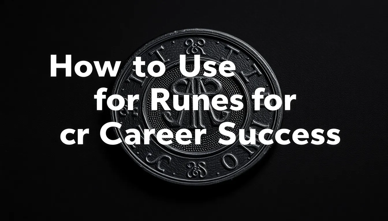 How to Use Runes for Career Success - Norse Mythology